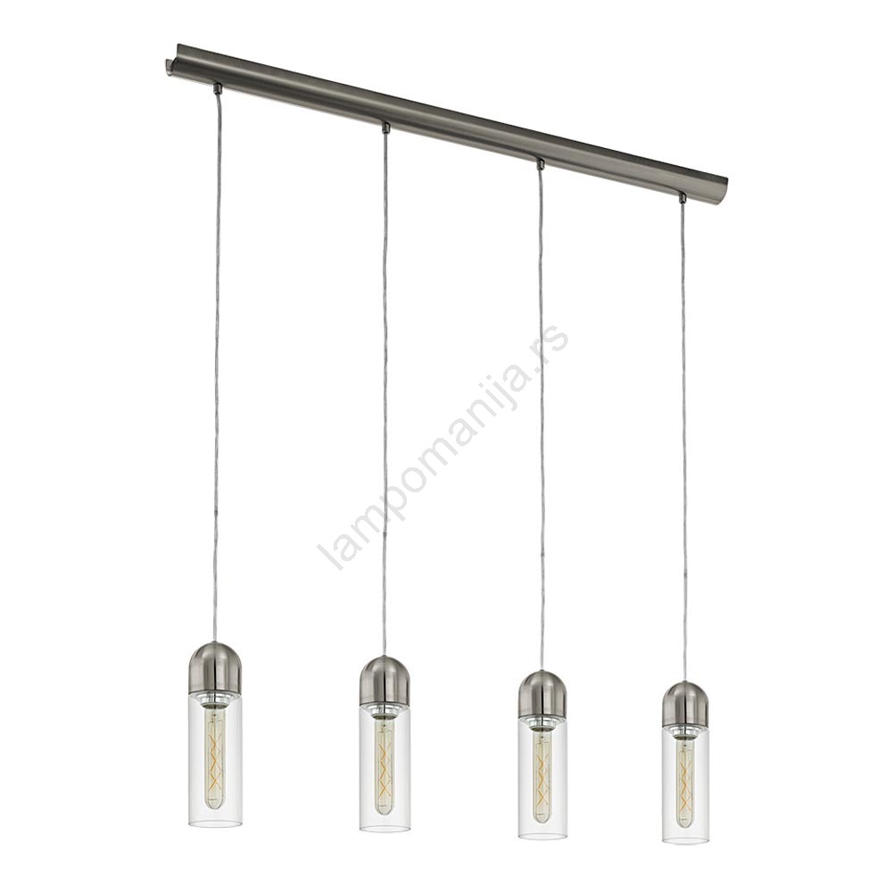 Eglo 96942 - LED luster na sajli ZACHARO 4xE27/4W/230V | Lampomanija