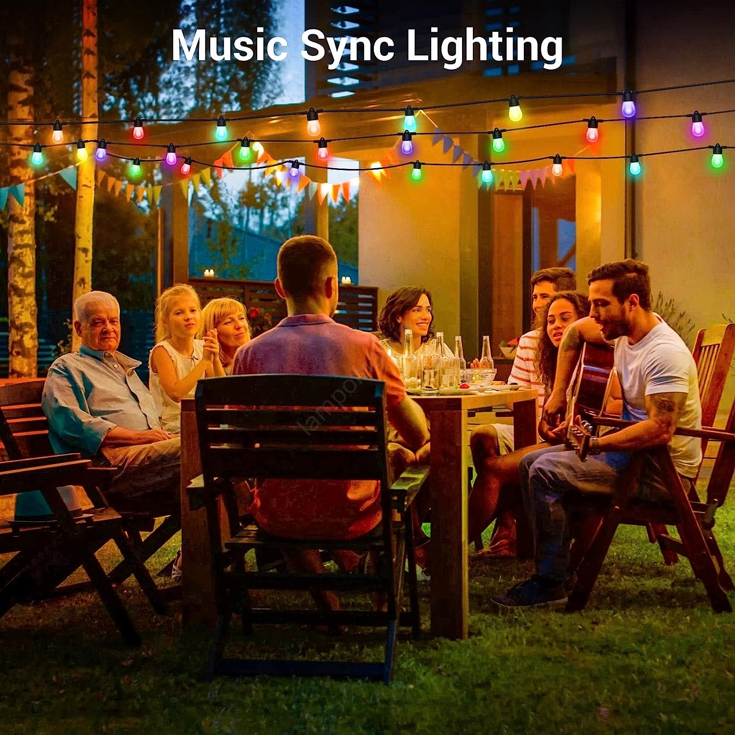 Immax NEO 07900L - LED RGB+CCT prigušiva niz 15xLED/1W/230V 15m Wi-Fi ...