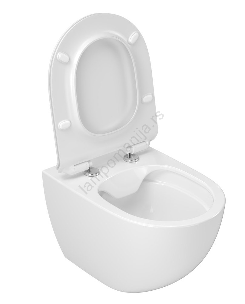 Ravak X01860 - Viseća WC šolja bez ruba VITA keramika/bela | Lampomanija