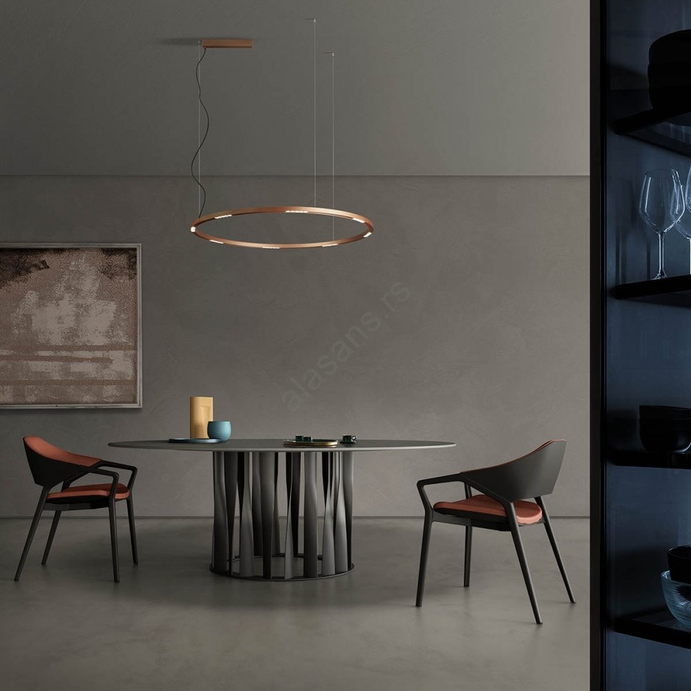 Redo 01-2209 - LED luster na sajli UNION LED/68W/230V 3000K prečnik 120 ...