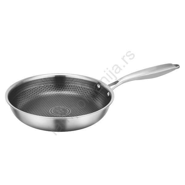 Tiganj KITCHISIMO 28 cm od nerđajućeg čelika | Lampomanija